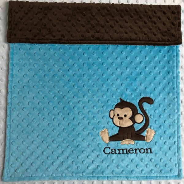 Monkey Baby Blanket - Etsy