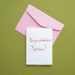 Mini Handwritten Greeting Card / Birthday Card / Anniversary Card ...