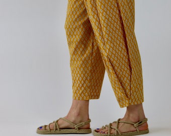 Block Print Pants | Etsy