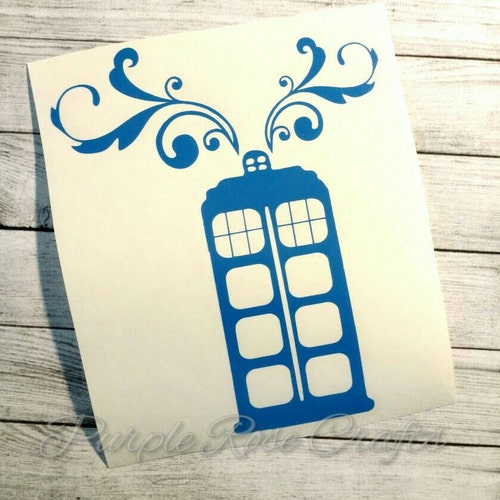 Doctor Who Tardis Inspired Vinyl Decal for Macbook Laptop - Etsy
