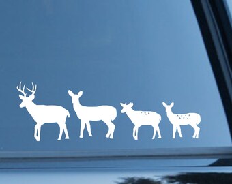 Deer Family Decal - Etsy