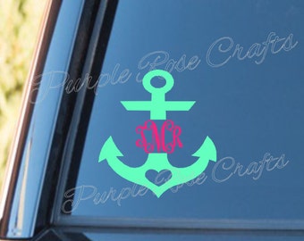 Anchor Car Sticker - Etsy