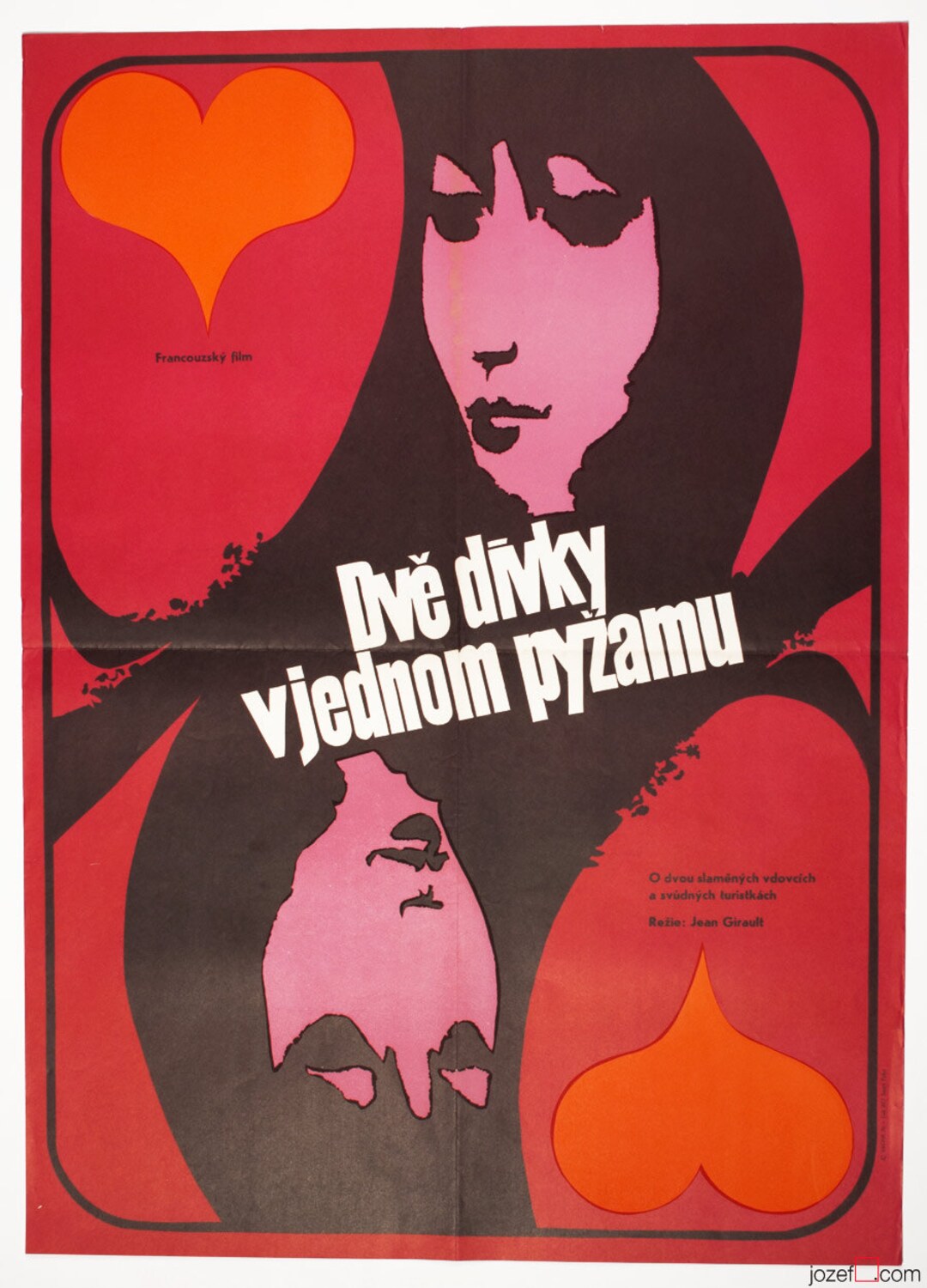Movie Poster Two Girls in Pyjamas 1975 1970s Cinema Art - Etsy
