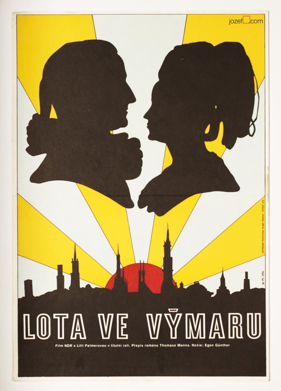 Movie Poster Lotte in Weimar, Original 1970s Poster, Minimalist Poster ...