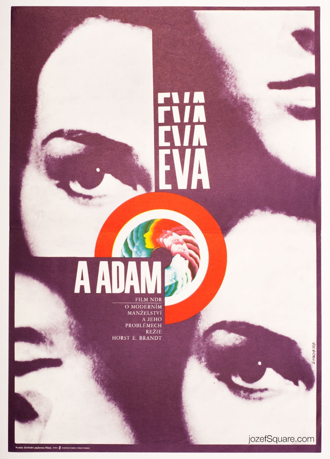 Movie Poster Eva and Adam 1973 1970s Cinema Art Vintage - Etsy