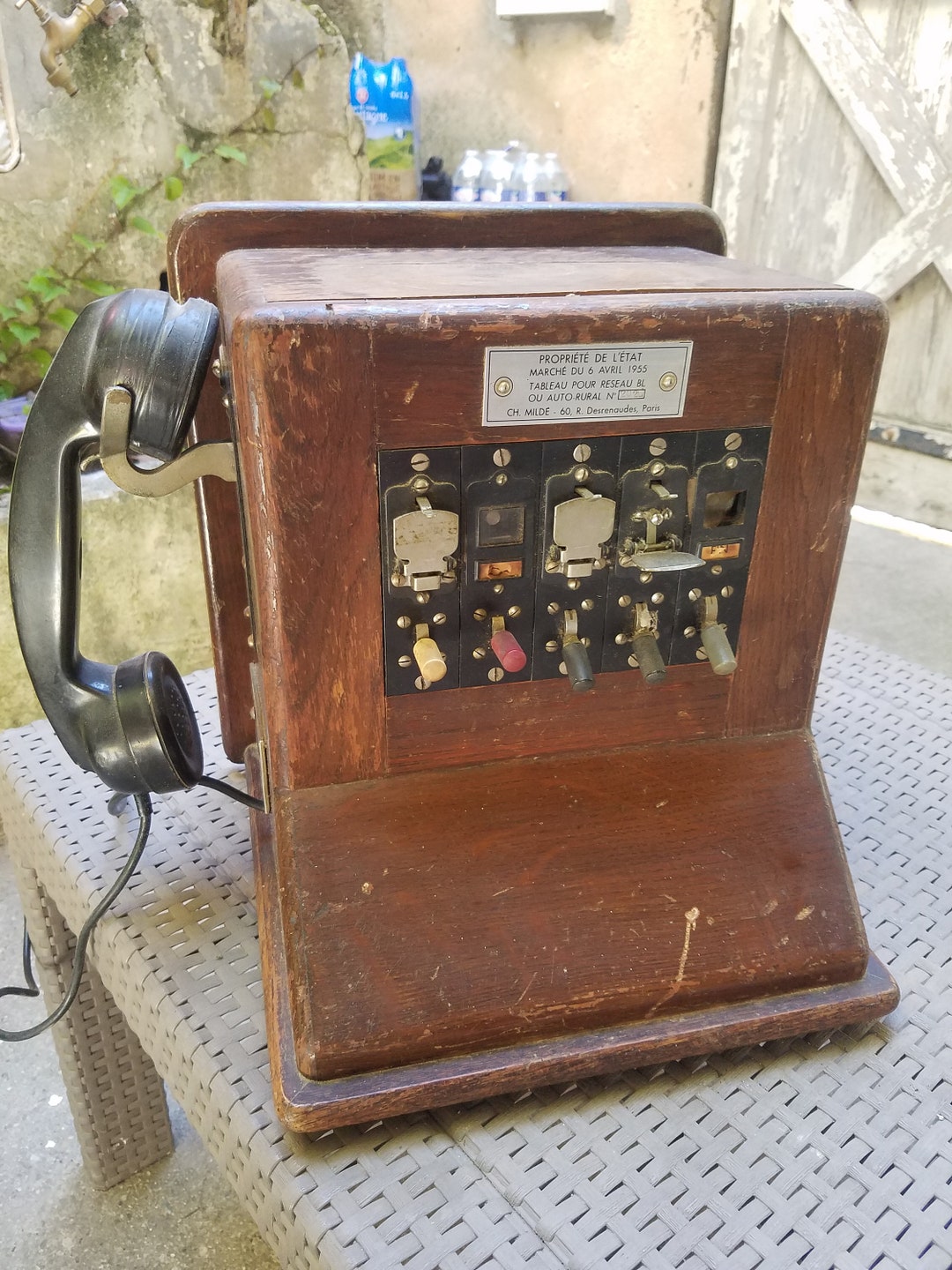 Telephone Telephone Exchange Vintage Wood Network - Etsy