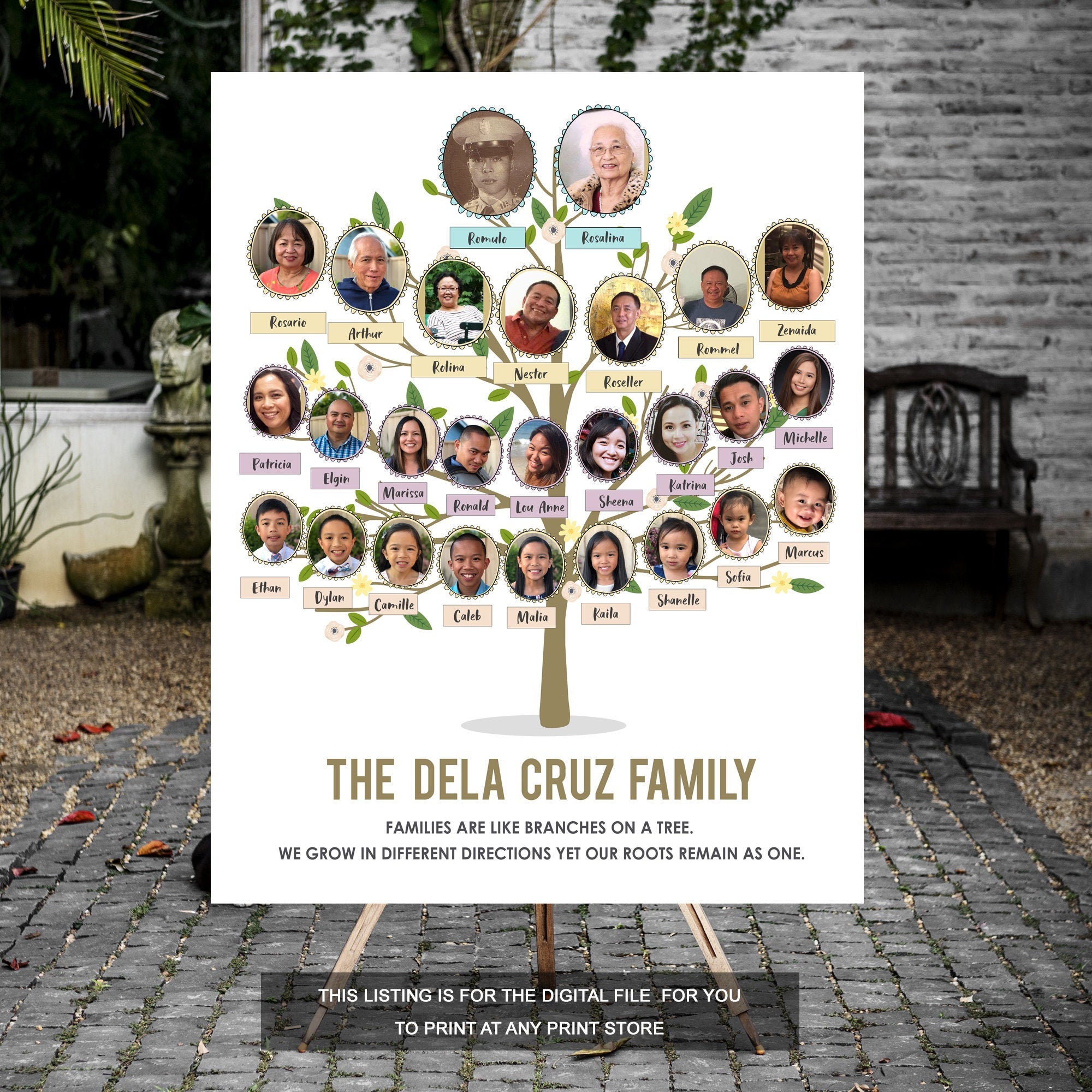 Family Tree Ideas On A Poster