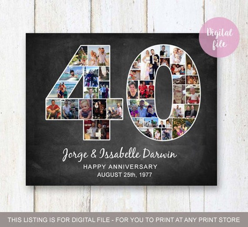 70th Anniversary Photo Collage Gift For Parents Or Etsy 70th-anniversary-photo-collage-gift-for-parents-or-etsy