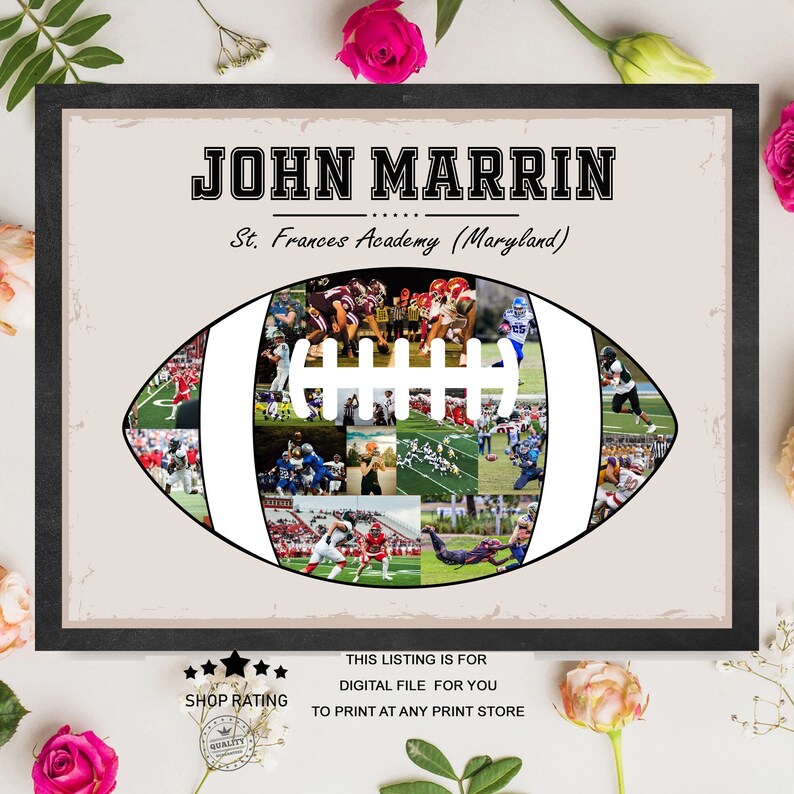 American Football Gift Ideas - Personalized Football Coach Gift ...