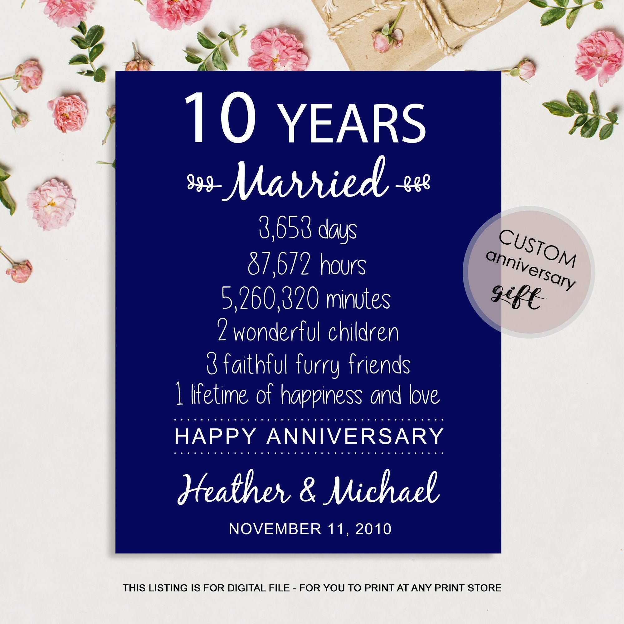 10th Wedding Anniversary Gifts Hallmark Ideas Inspiration, 40% OFF