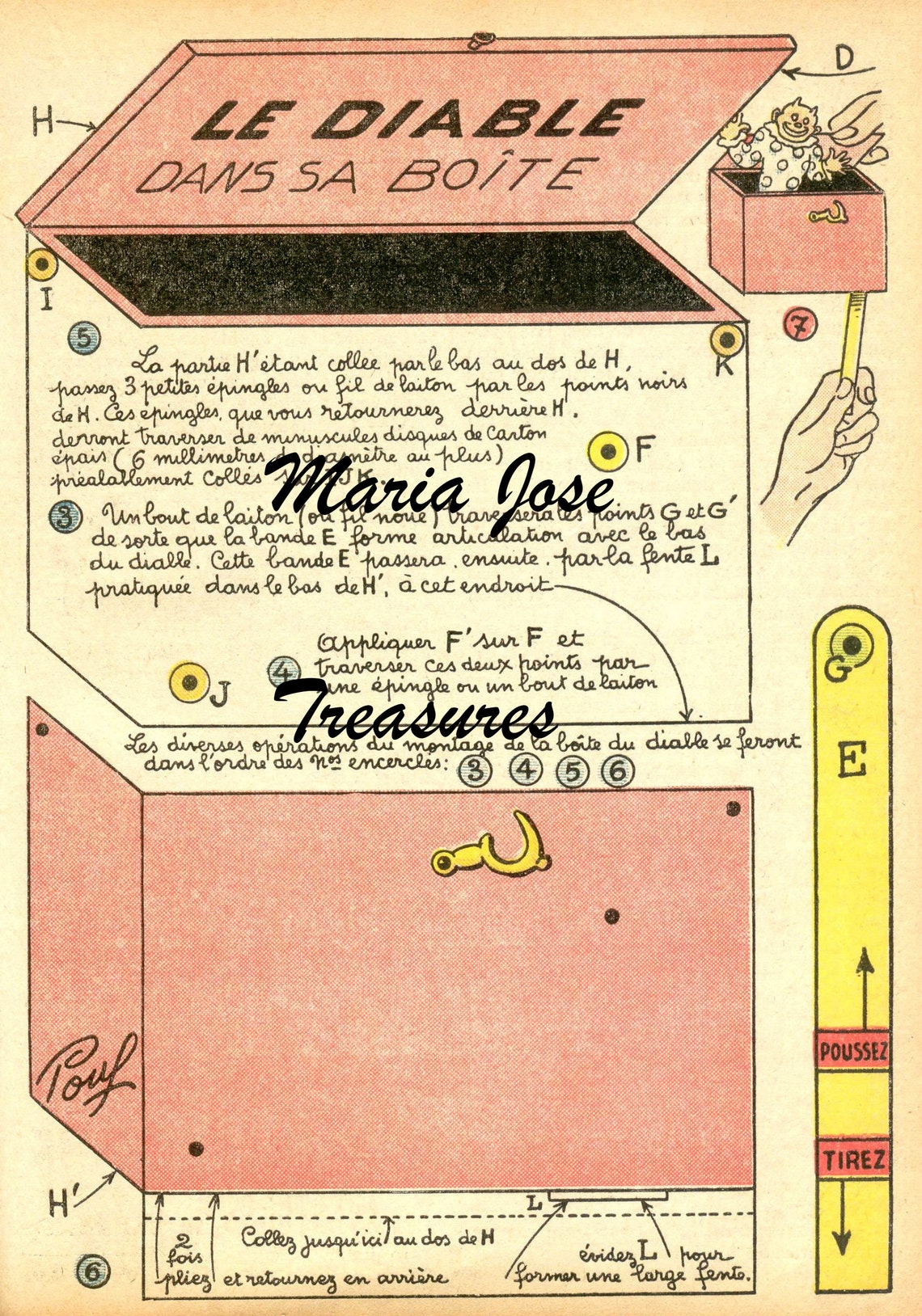 Vintage magic Tricks Paper Toys Cut Outs Digital - Etsy