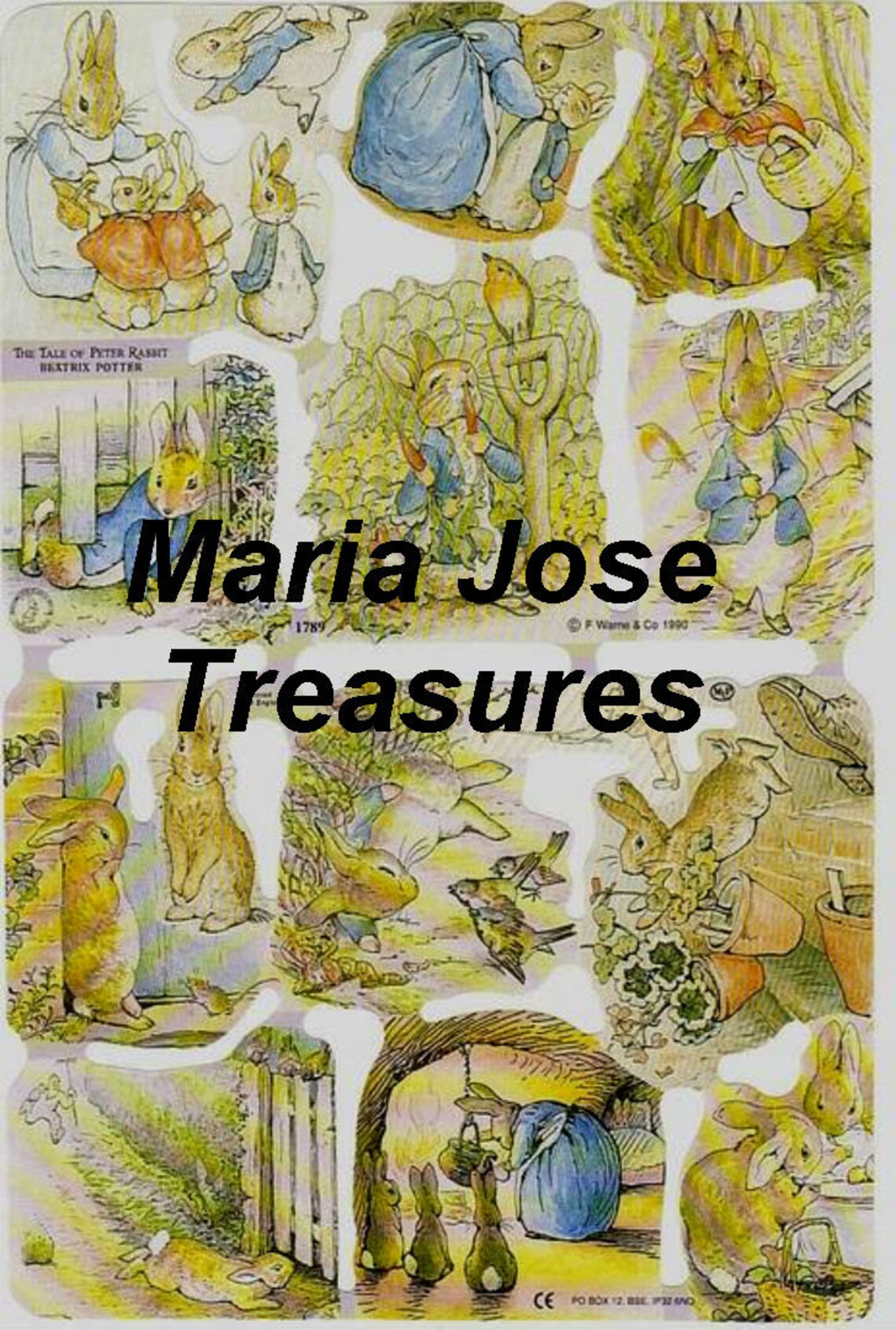 Vintage Scraps, Cromos owls, Peter Rabbit & Friends Digital Download - Etsy