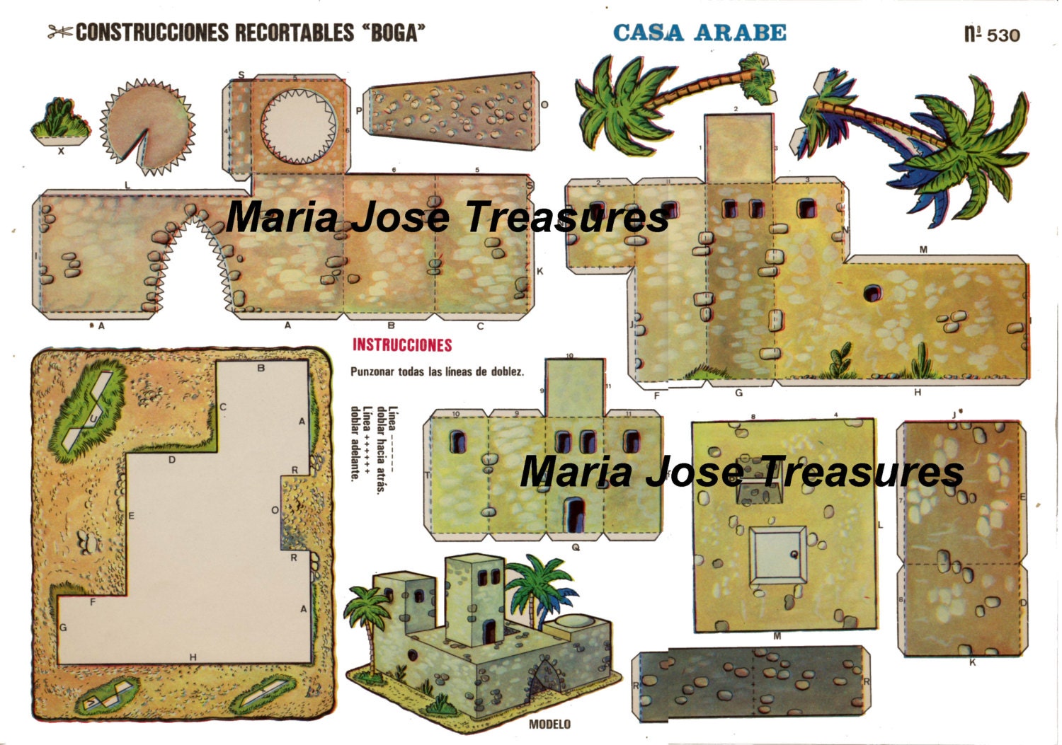 Vintage Arab House Paper Cut Outs Digital Download - Etsy