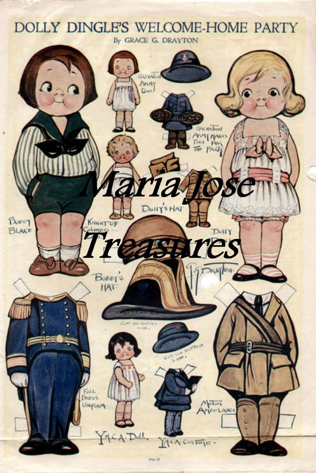 Dolly Dingle welcome Home Paper Dolls Digital - Etsy