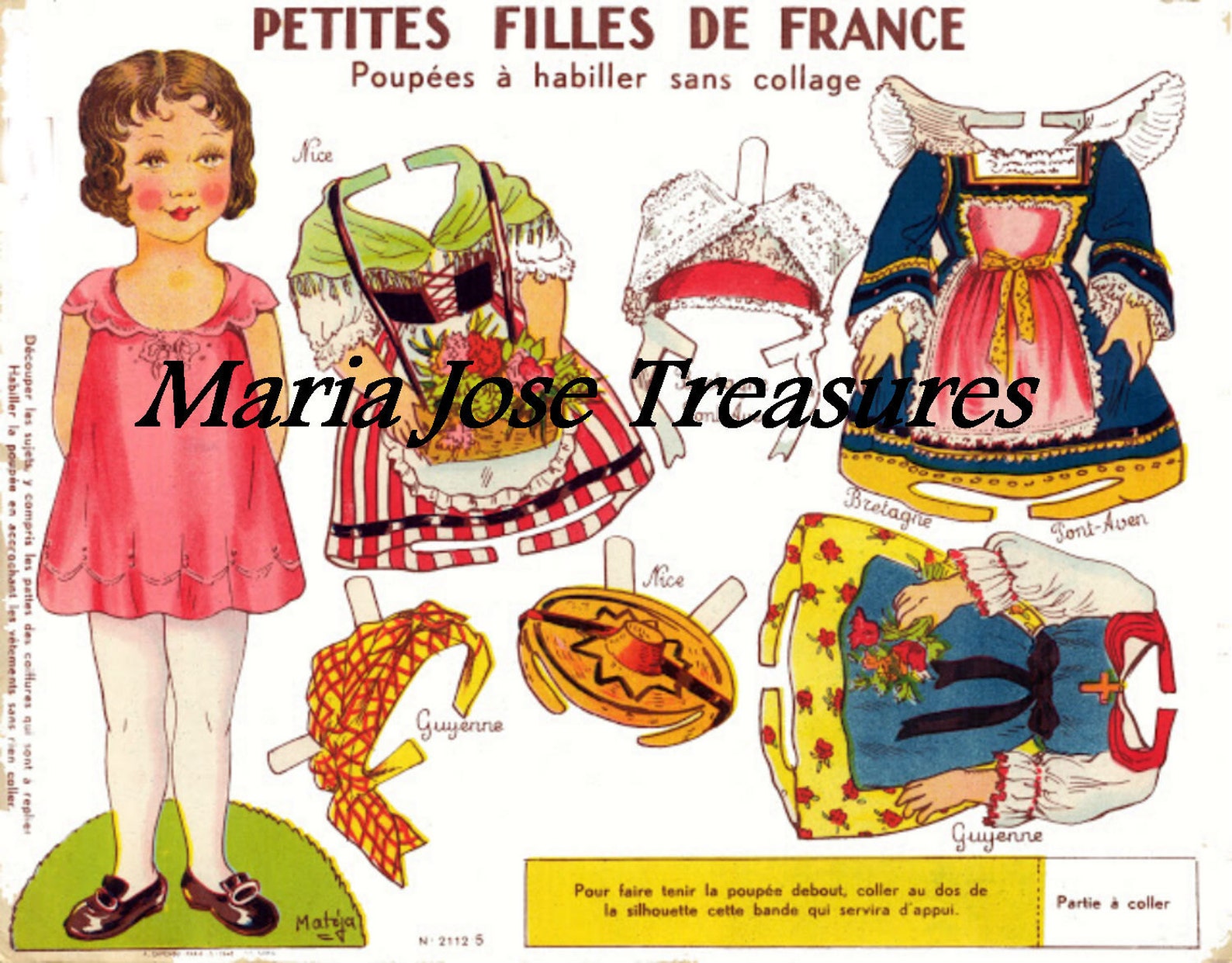 Vintage French Paper Dolls Digital Download - Etsy