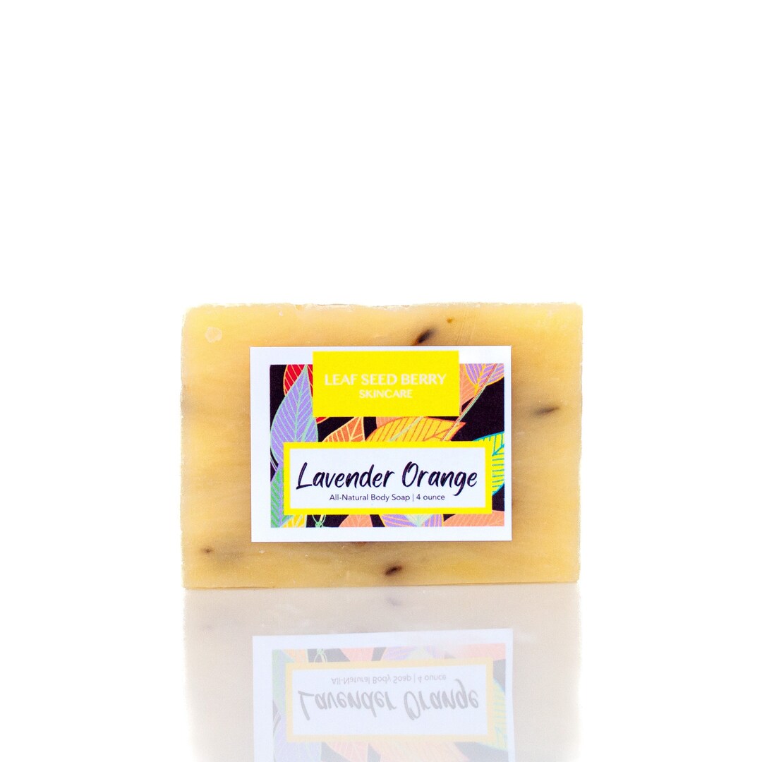 Lavender Orange Soap, Bar Soap, All Natural Soap, Vegan Bar Soap, Vegan ...