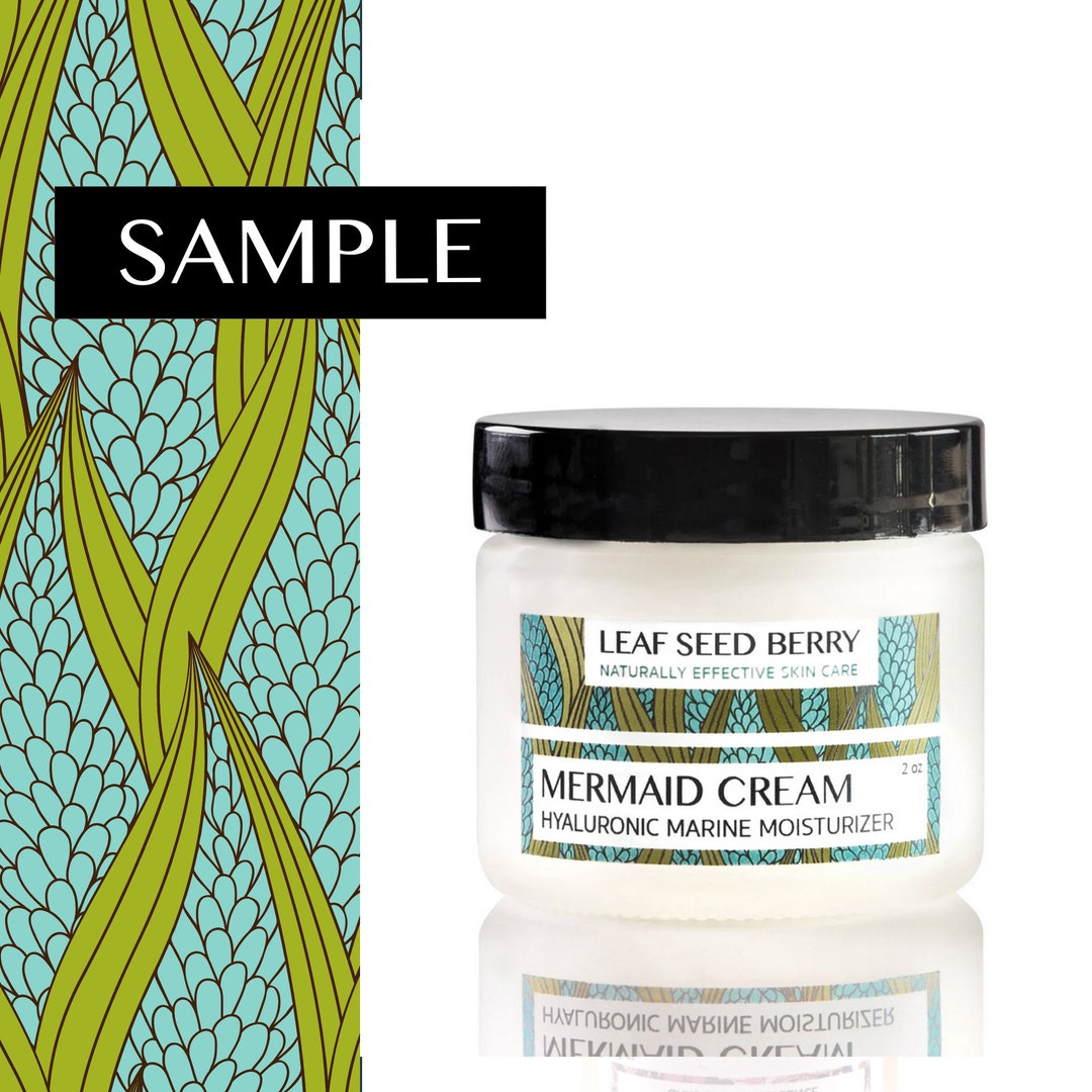 SAMPLE Mermaid Cream Face Cream, Natural Skincare, Vegan Cream, Organic ...