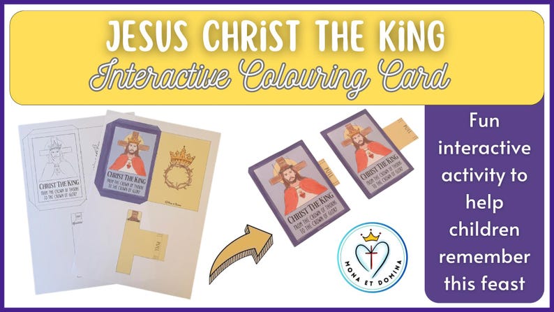 Digital Download Christ the King Feast Crown of Thorns Advent Season ...