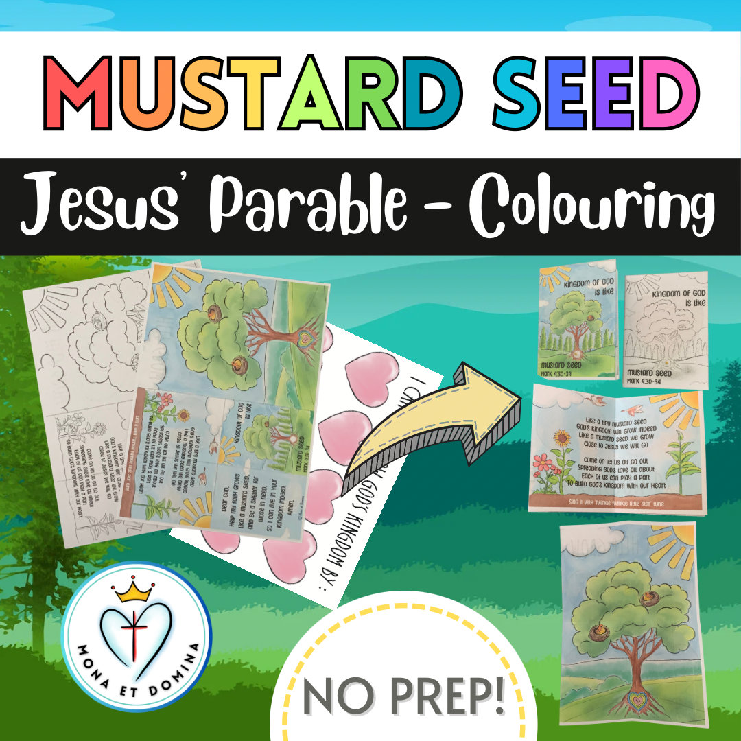 Digital Download Jesus’ Parable Kingdom of God Mustard Seed Mini Book ...