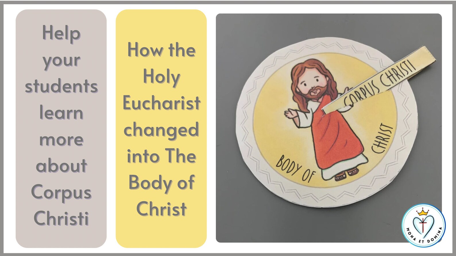 Digital Download Corpus Christi Body of Christ Slider Interactive Card ...