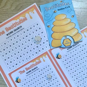 Digital Download the Beatitudes Gospel Bible Lesson Matthew 5 Catholic ...