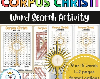 Digital Download Divine Mercy Sunday Word Search No Prep Printable ...