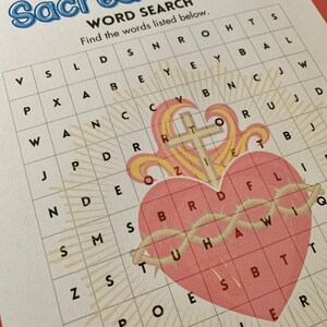 Digital Download Most Sacred Heart of Jesus Sunday Word Search No Prep ...