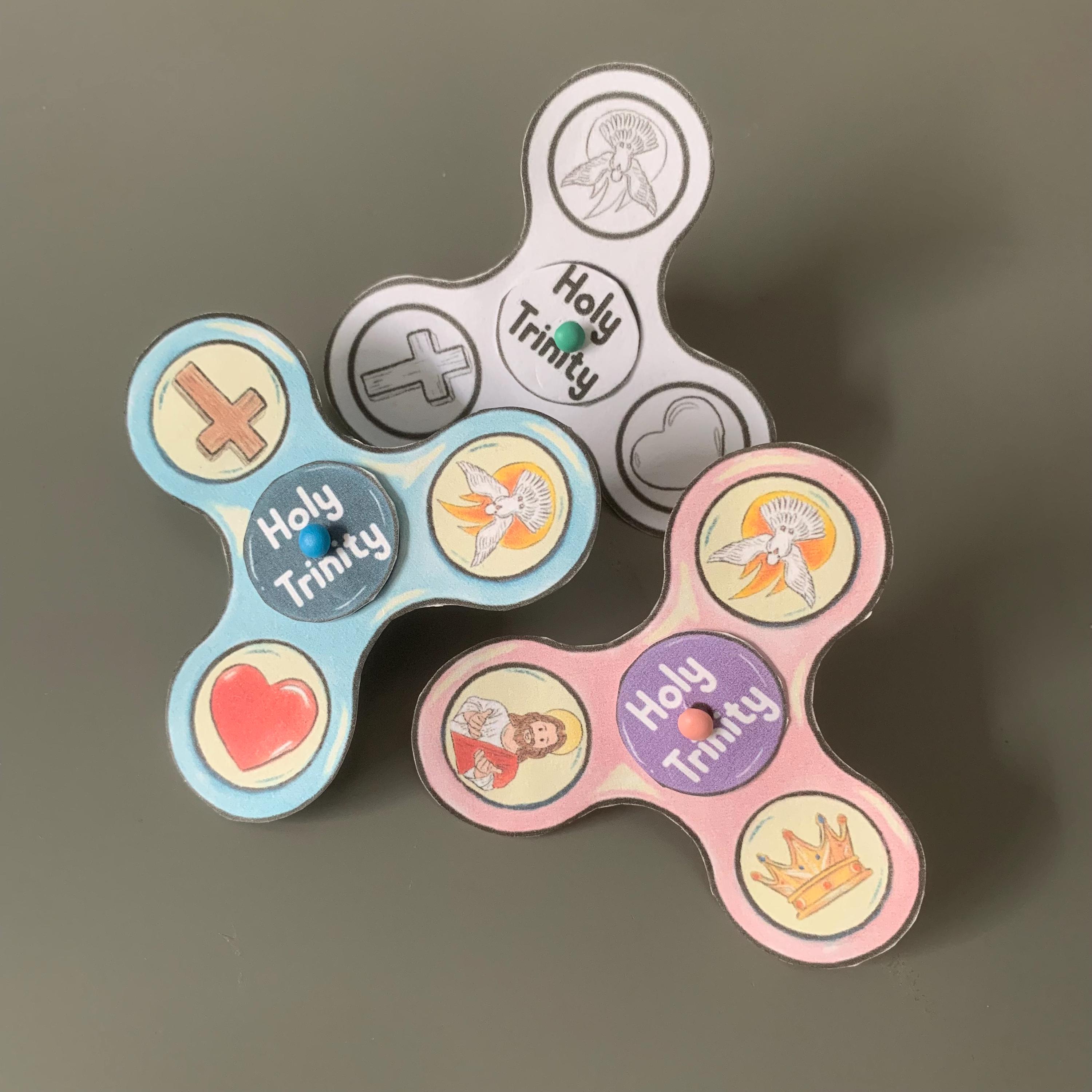 Holy Trinity Craft Catholic Activity Fidget Spinner Interactive ...