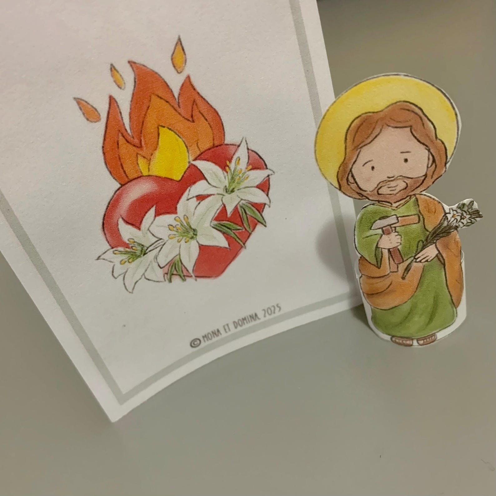 St Joseph Feast Day Craft the Worker Catholic Saint Story Mini Book ...