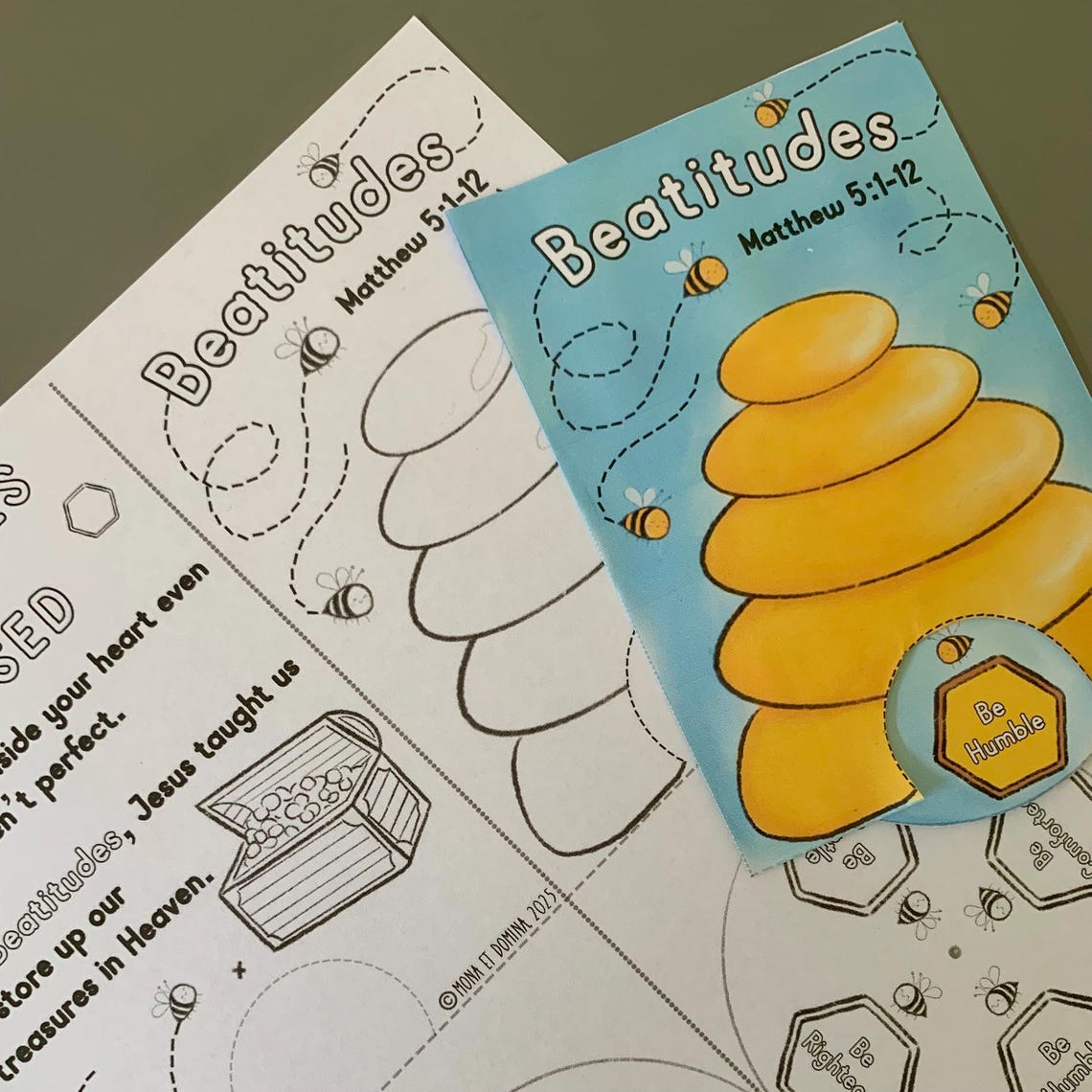 Digital Download the Beatitudes Spinner Wheel Beehive Interactive ...