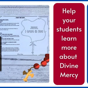 Digital Download Divine Mercy Sunday Color and Pray Coloring Pages No ...