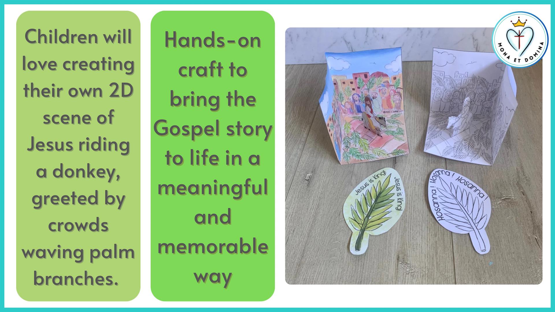 Holy Week Easter Christian Activities Catholic Craft Sunday School ...