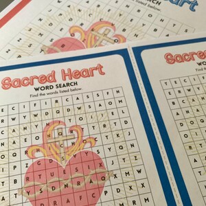 Digital Download Most Sacred Heart of Jesus Sunday Word Search No Prep ...