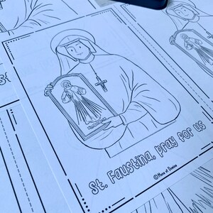 Digital Download Divine Mercy Sunday Color and Pray Colourng Pages No ...