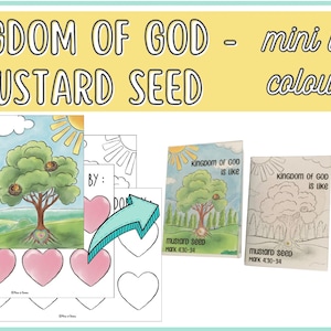 Digital Download Jesus Parable Kingdom of God Mustard Seed Mini Book ...