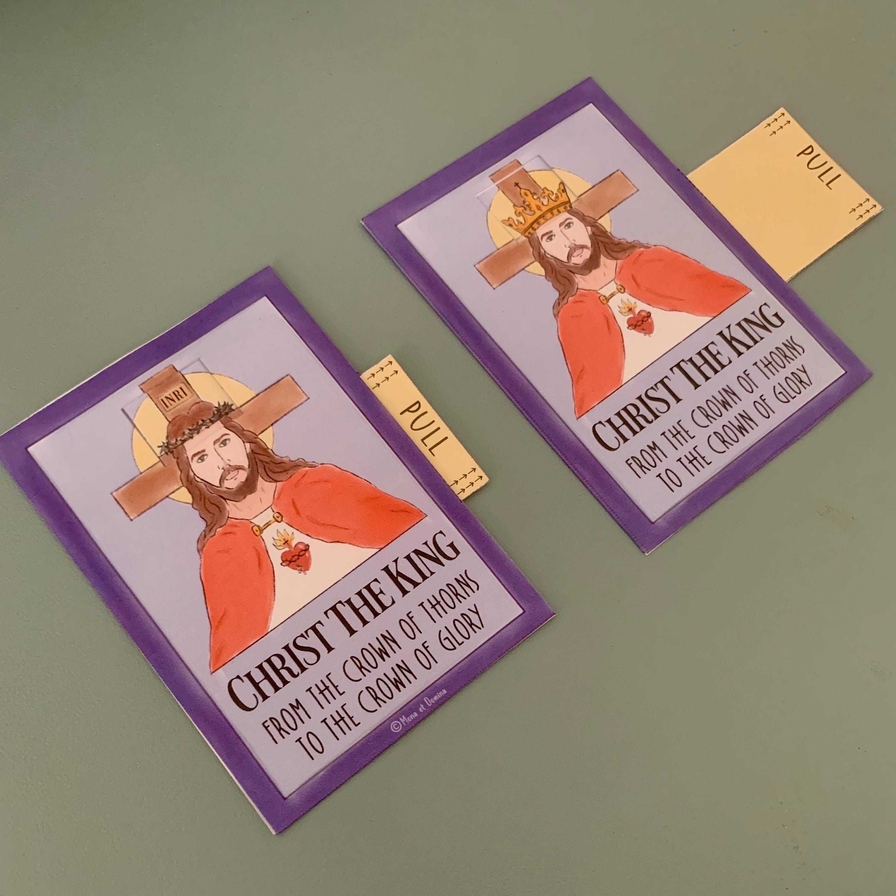 Christ the King Craft Catholic Solemnity Feast Day Coloring Activity ...