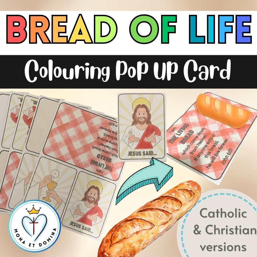 Digital Download Jesus I Am the Bread of Life the Living Bread ...