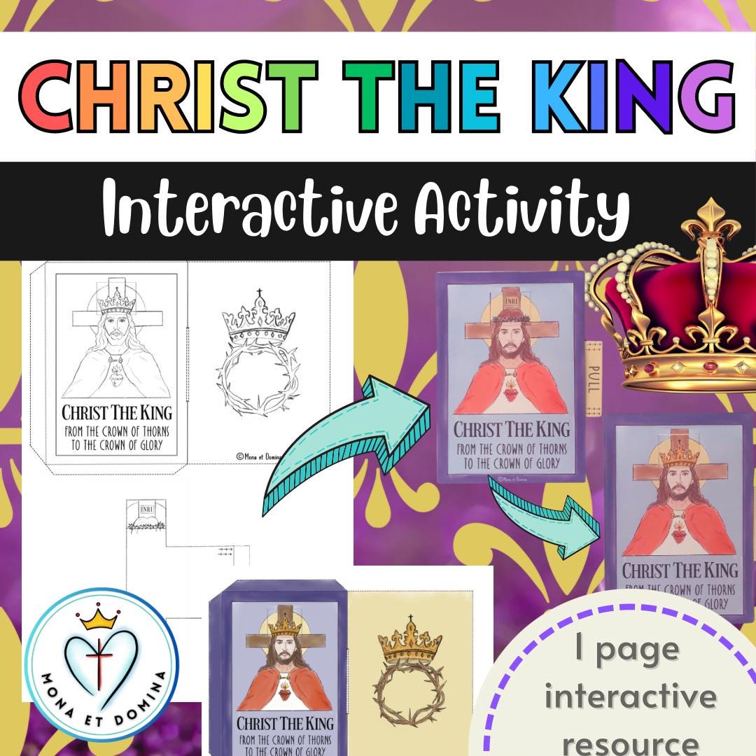 Digital Download Christ the King Feast Crown of Thorns Advent Season ...