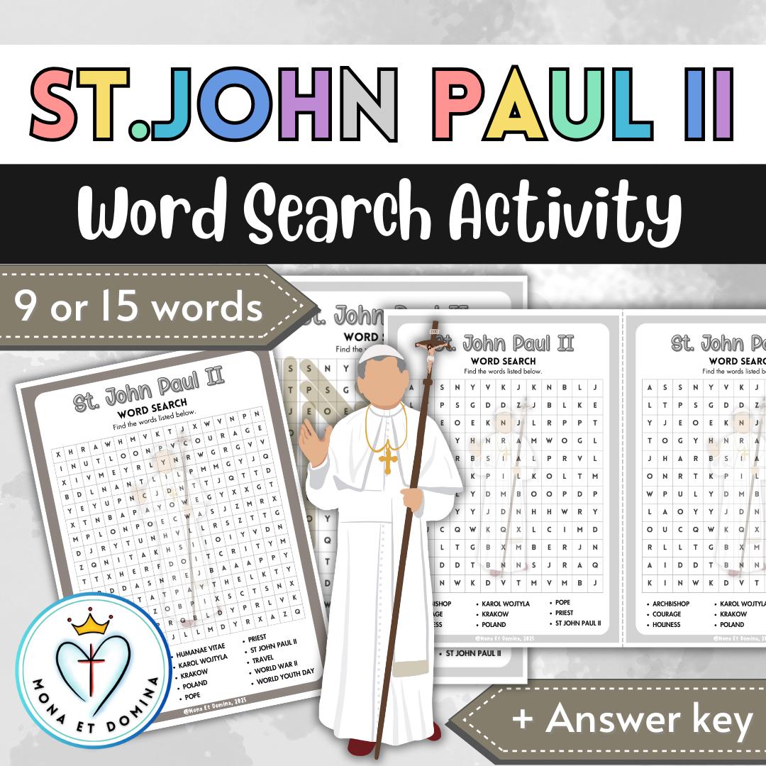 St Pope John Paul II Karol Wotjyla Catholic Saint October Feast Day ...