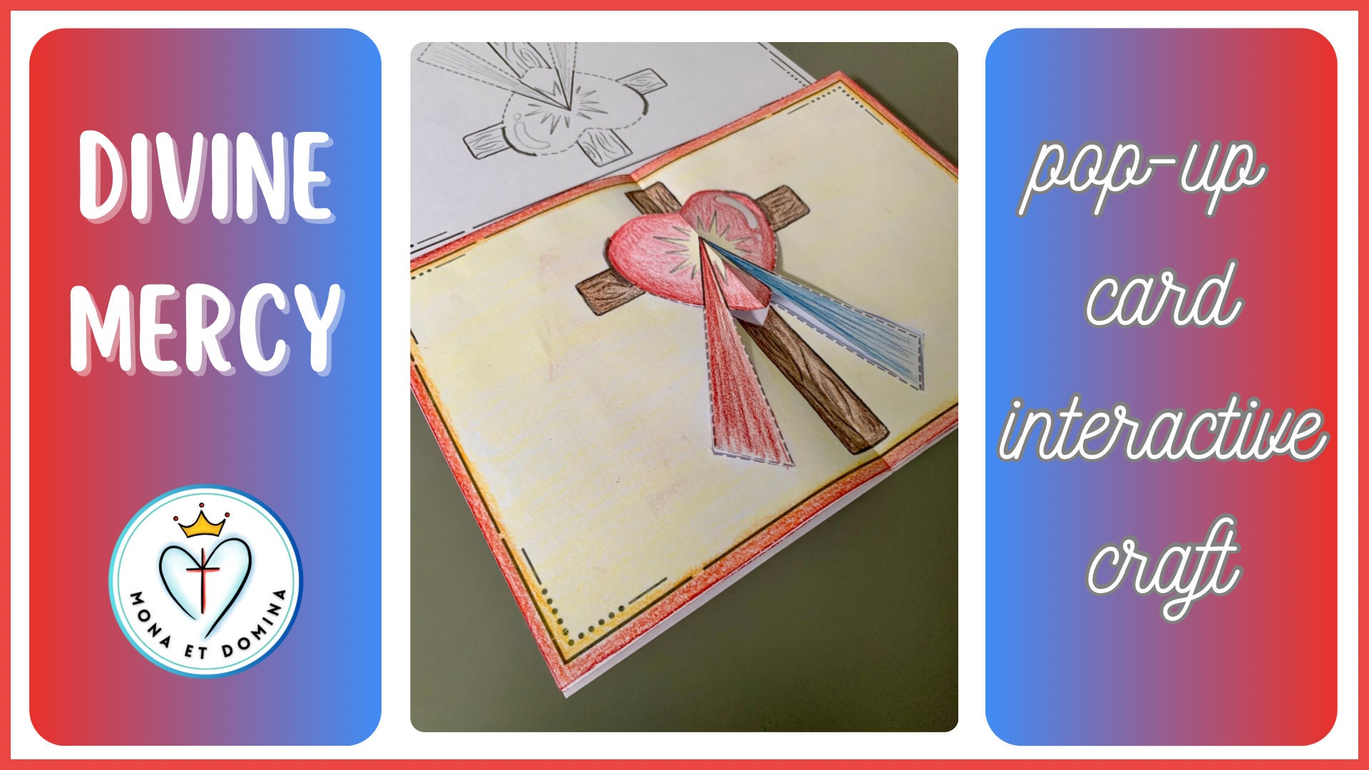 Digital Download Divine Mercy Sunday Prayer Pop up Card Interactive ...