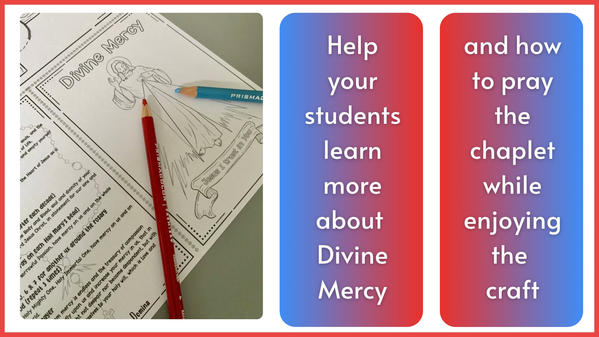 Digital Download Divine Mercy Sunday Prayer Pop up Card Interactive ...