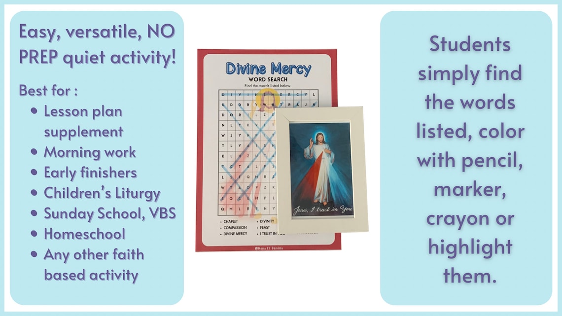 Digital Download Ascension of the Lord Jesus Sunday Word Search No Prep ...