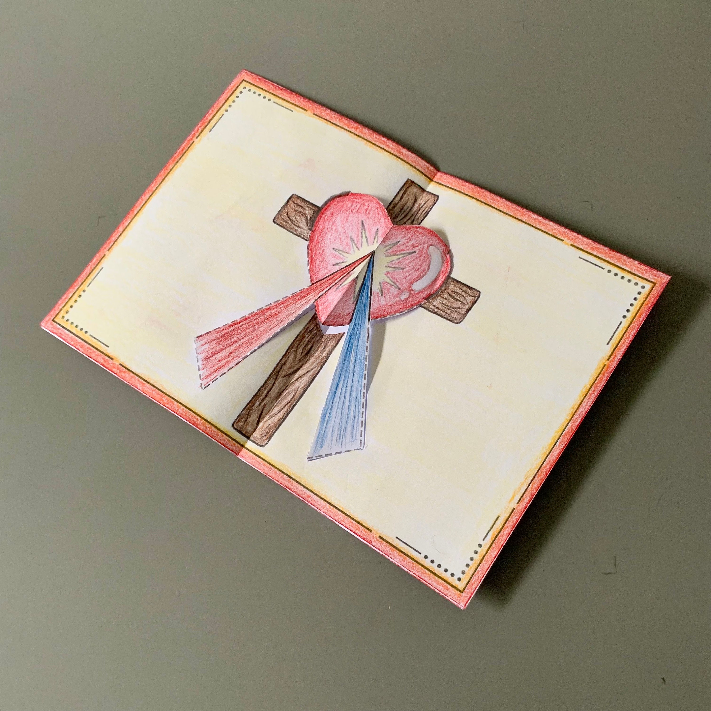 Digital Download Divine Mercy Sunday Prayer Pop up Card Interactive ...