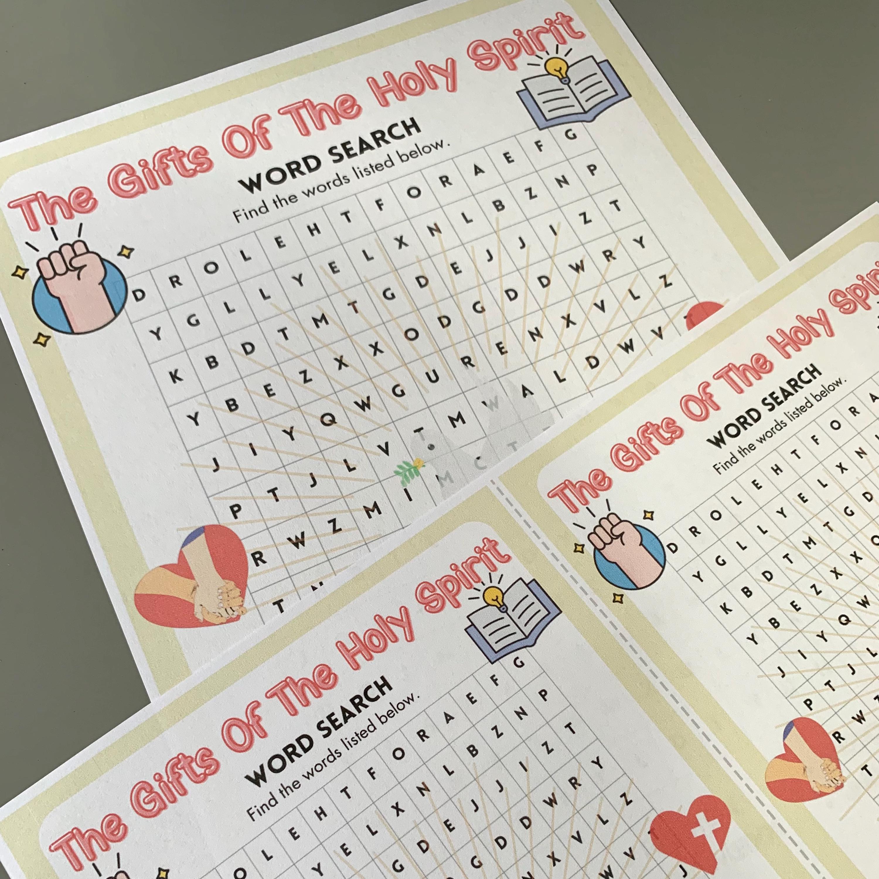 Digital Download Gifts of the Holy Spirit 1 Corinthians 12 Catholic ...