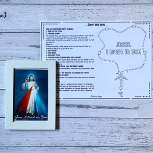 Digital Download Divine Mercy Sunday Color and Pray Colourng Pages No ...