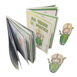 St. Patrick’s Day Coloring Mini Book Activity Printable Activity ...