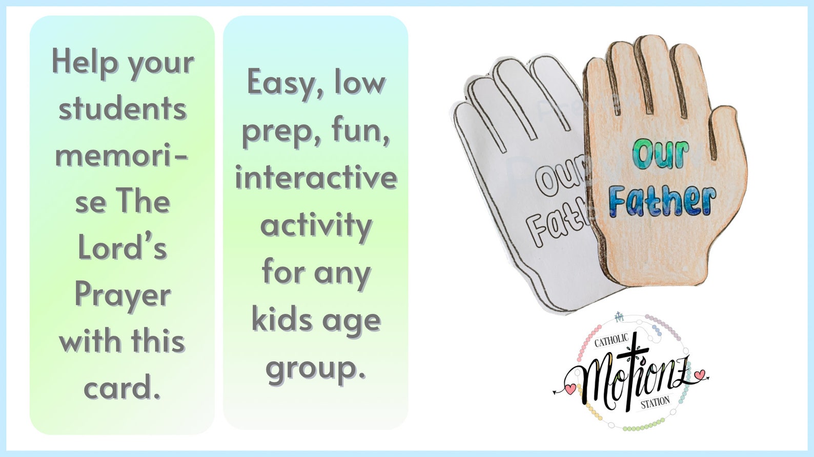 Digital Download Our Father the Lord’s Prayer Interactive Colouring ...