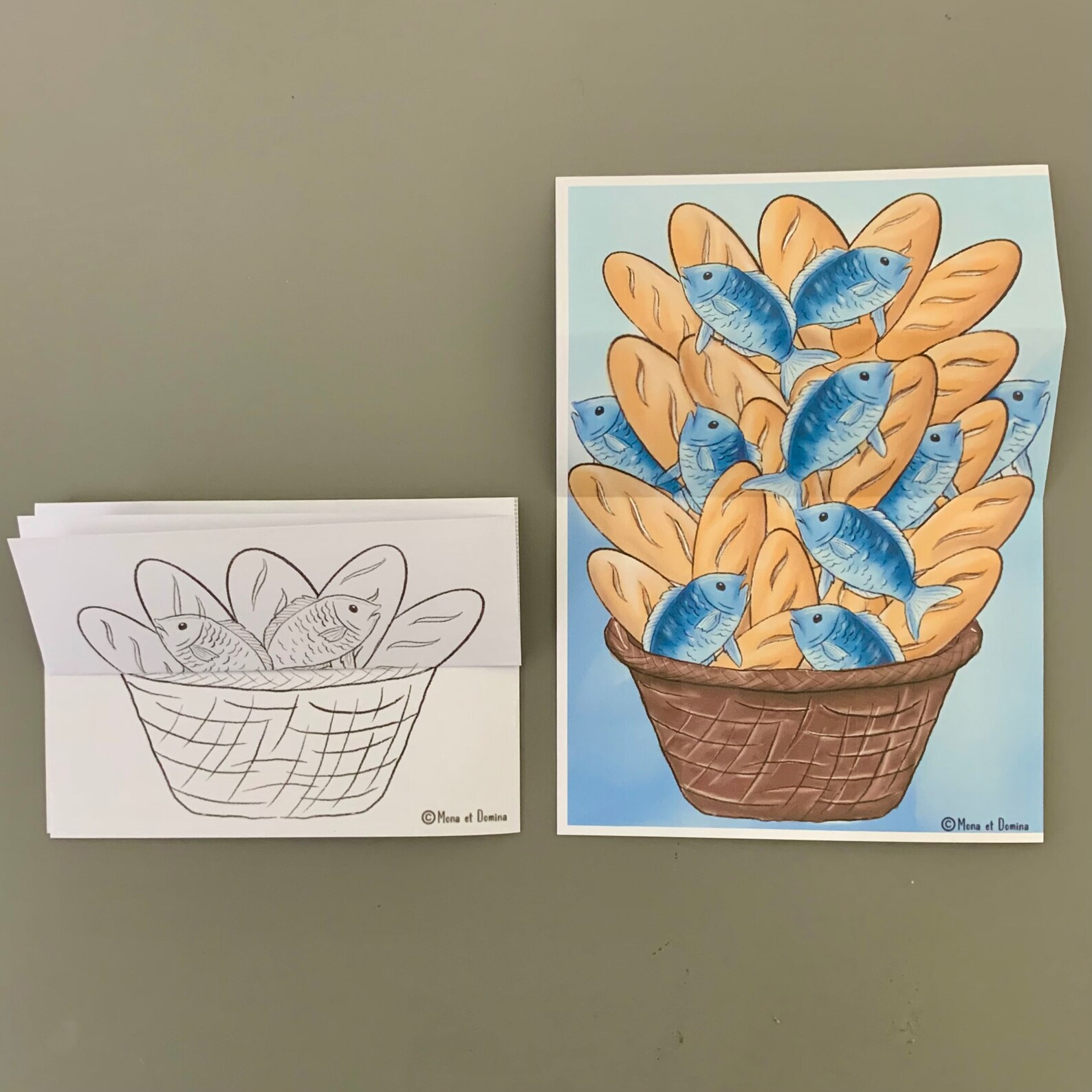 Digital Download Jesus Miracle Feeding the 5000 5 Loaves 2 Fish ...