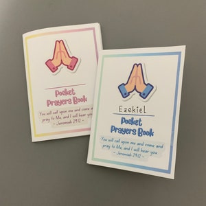 Digital Download Catholic Prayers Pocket Mini Book Activity Cut and ...