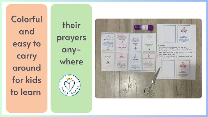 Digital Download Catholic Prayers Pocket Mini Book Activity Cut and ...